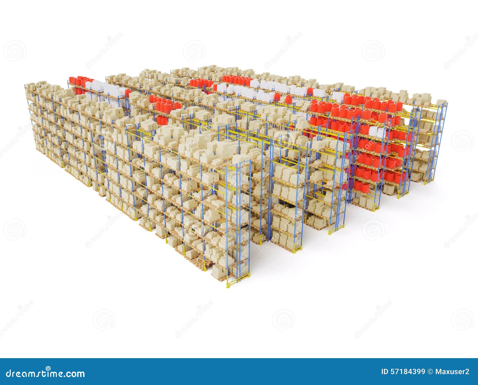 Shelf storage stock image. Image of container, stack - 57184399