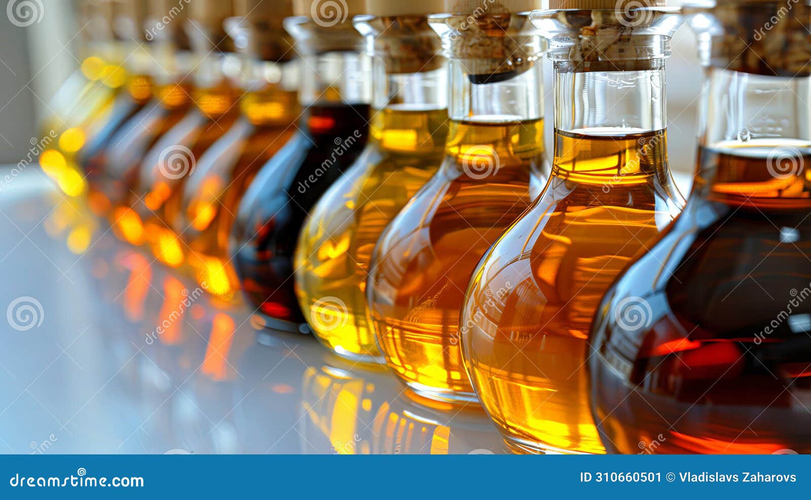 Shelf with Various Types of Oils and Vinegar in a Grocery Store ...