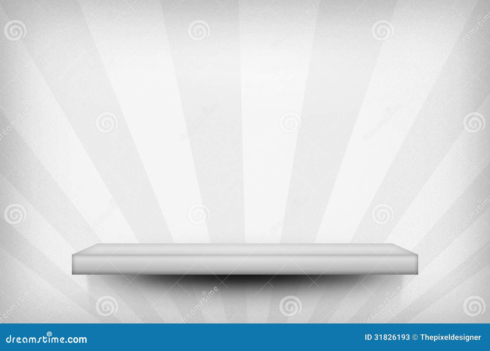 Shelf on the Wall White Texture Stock Illustration - Illustration of ...