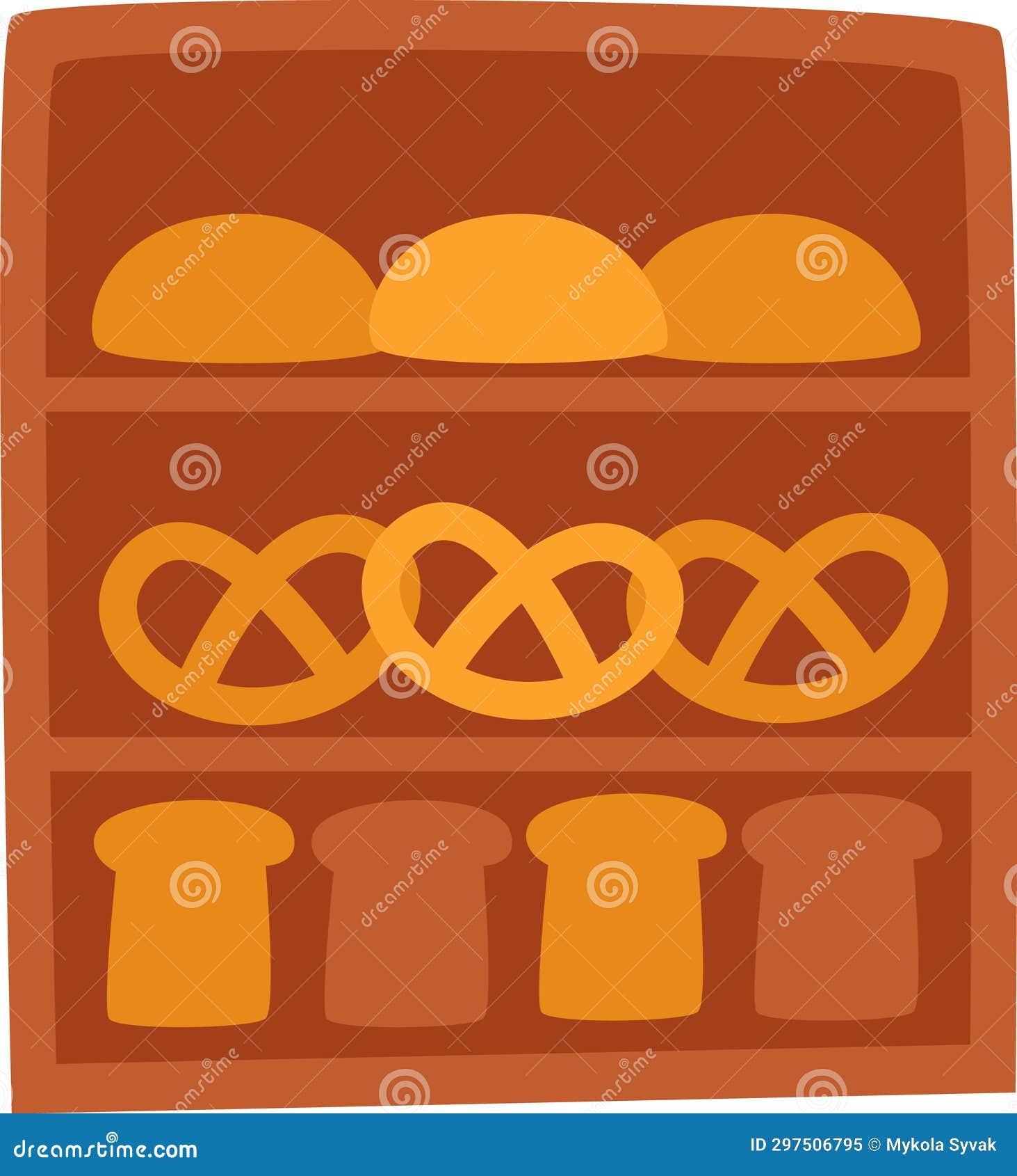 Shell with Bakery stock illustration. Illustration of ingredient ...