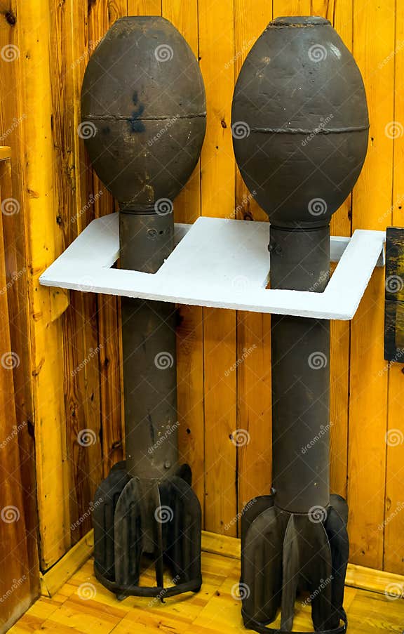 The Shell of a Barrelless Rocket Launcher `Andryusha` Stock Image ...
