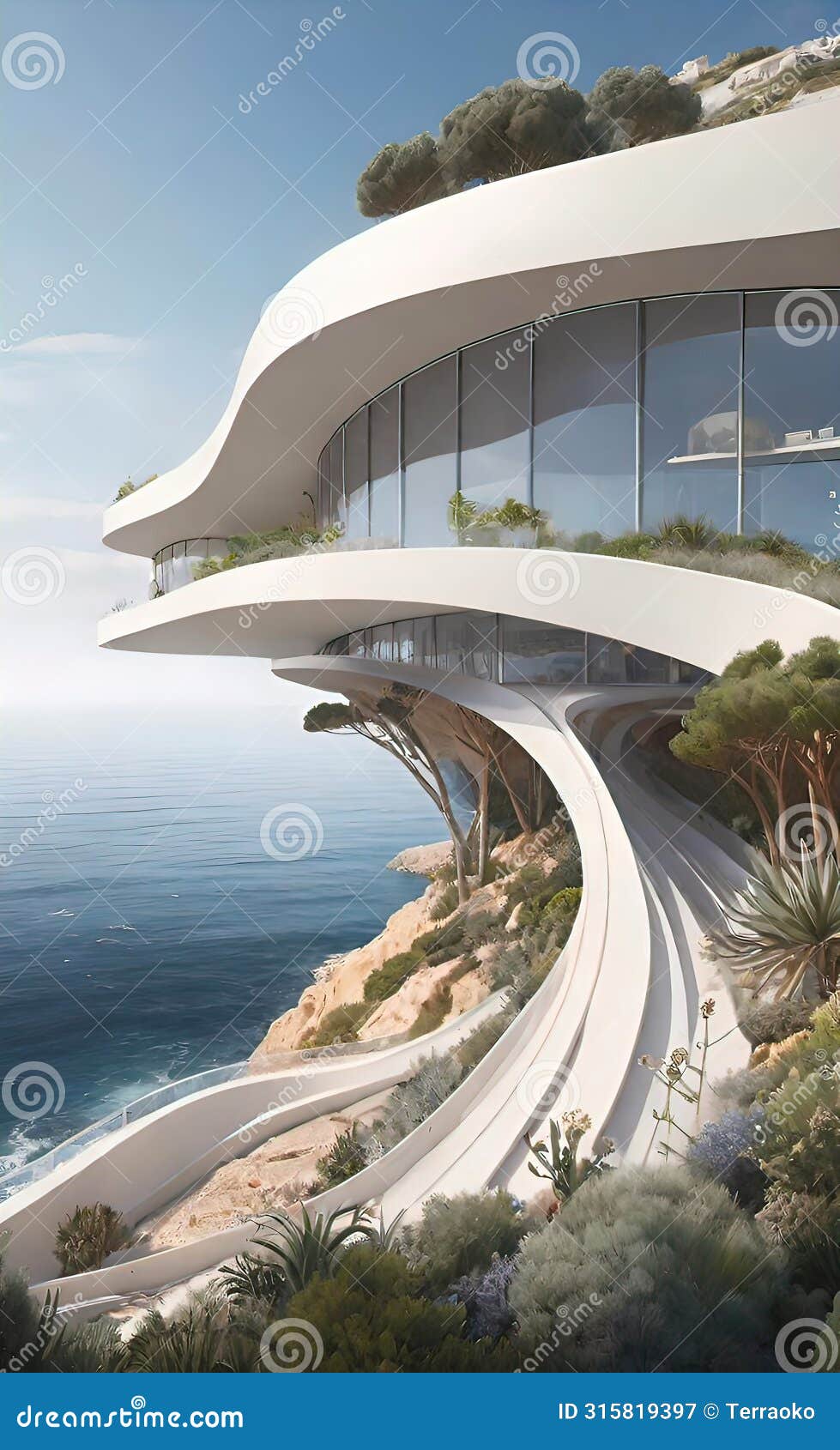 Shell and Clamshell Canopy with Brackets and Beautiful Shape, Modern ...