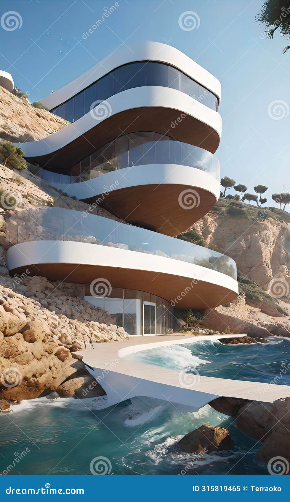 Shell and Clamshell Canopy with Brackets and Beautiful Shape, Modern ...