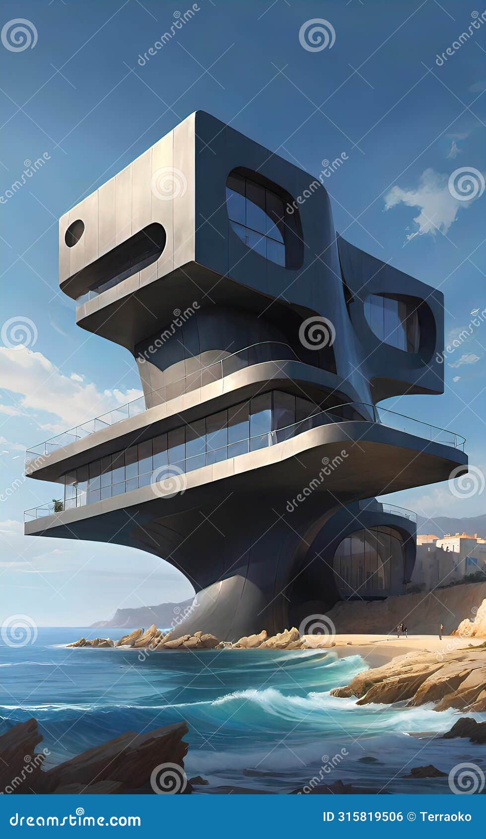 Shell And Clamshell Canopy With Brackets And Beautiful Shape, Modern ...