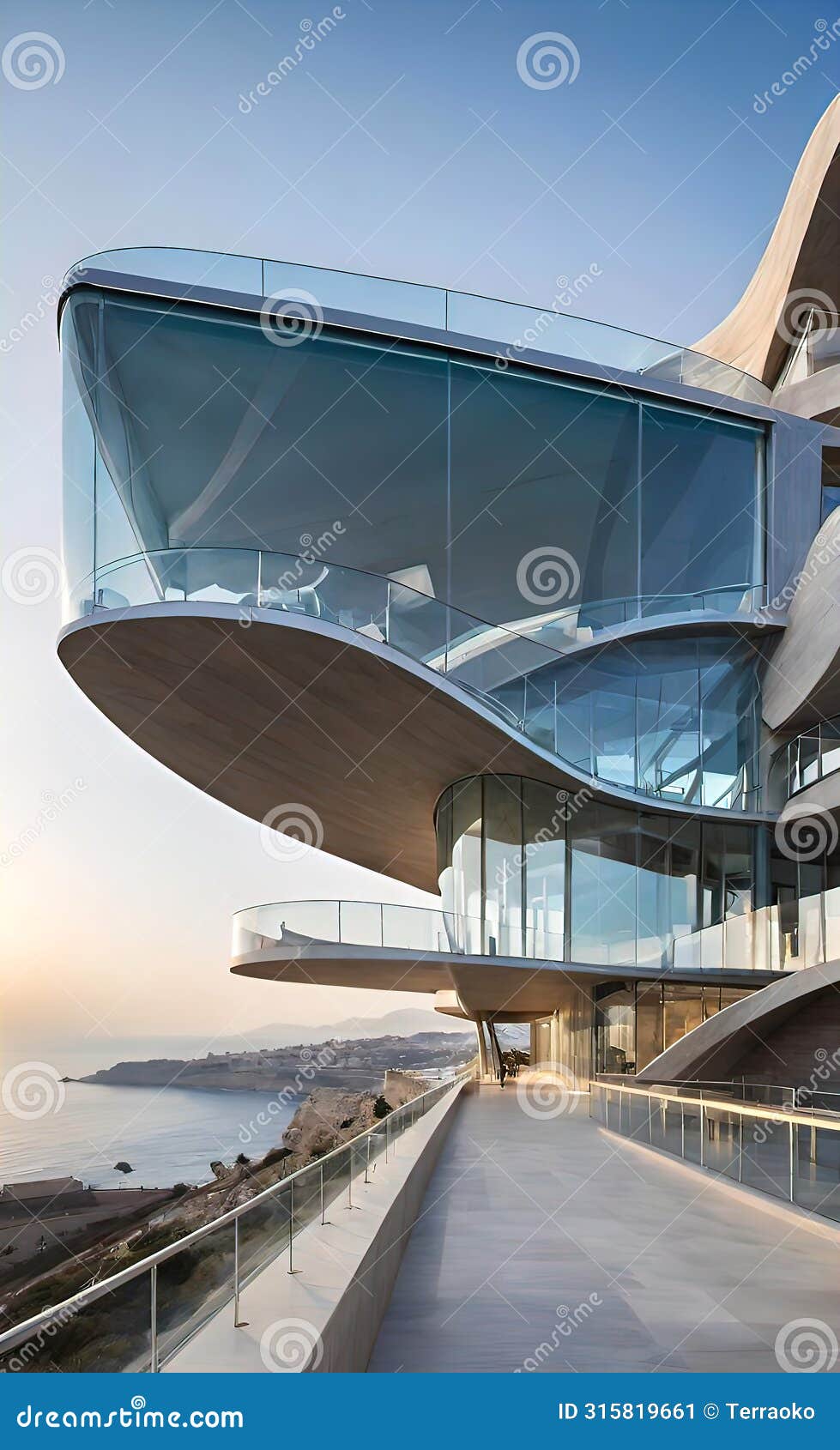 Shell and Clamshell Canopy with Brackets and Beautiful Shape, Modern ...