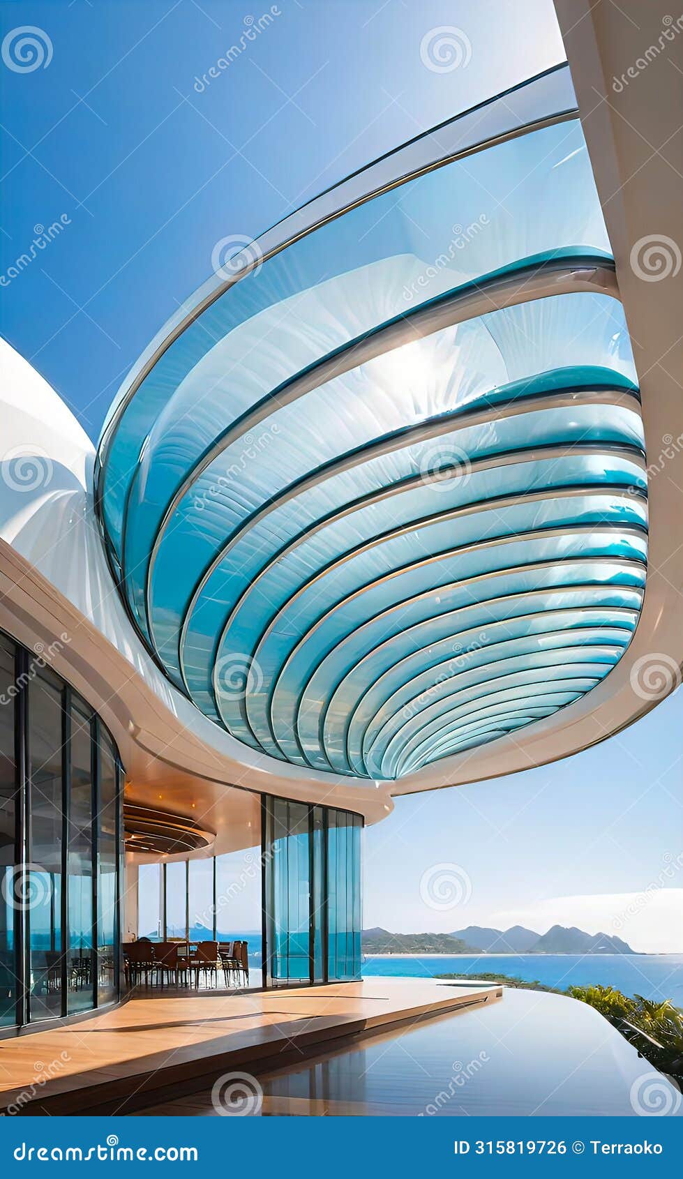 Shell and Clamshell Canopy with Brackets and Beautiful Shape, Modern ...