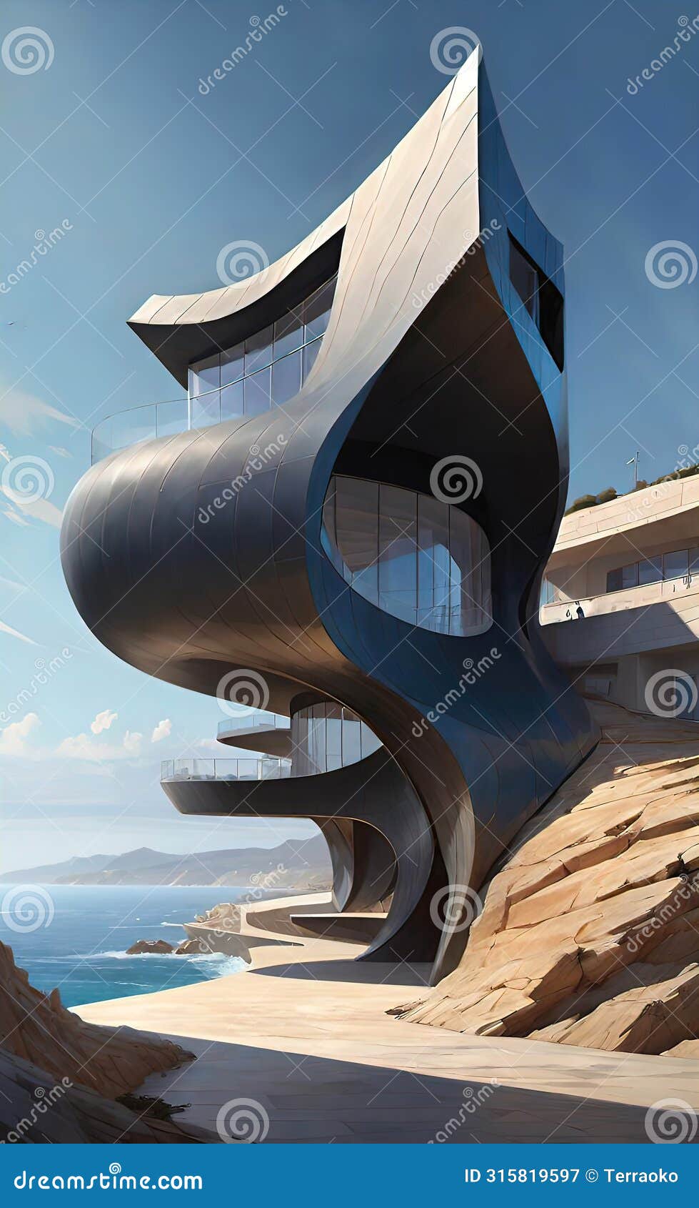 Shell And Clamshell Canopy With Brackets And Beautiful Shape, Modern ...