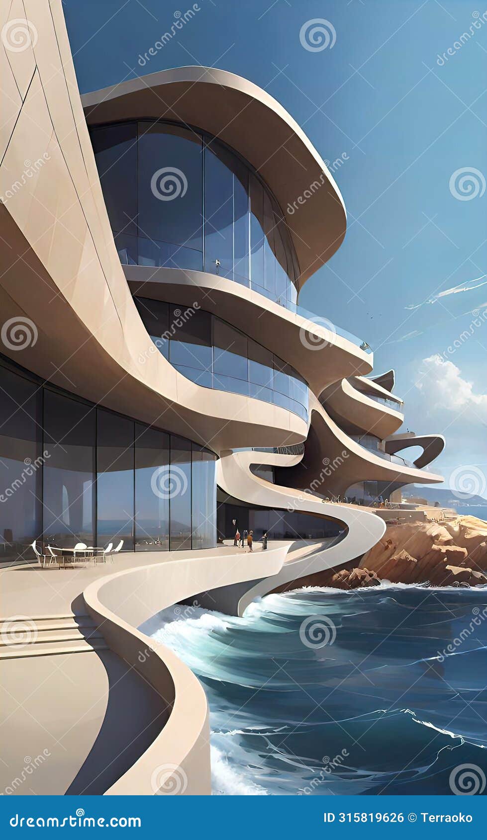 Shell and Clamshell Canopy with Brackets and Beautiful Shape, Modern ...