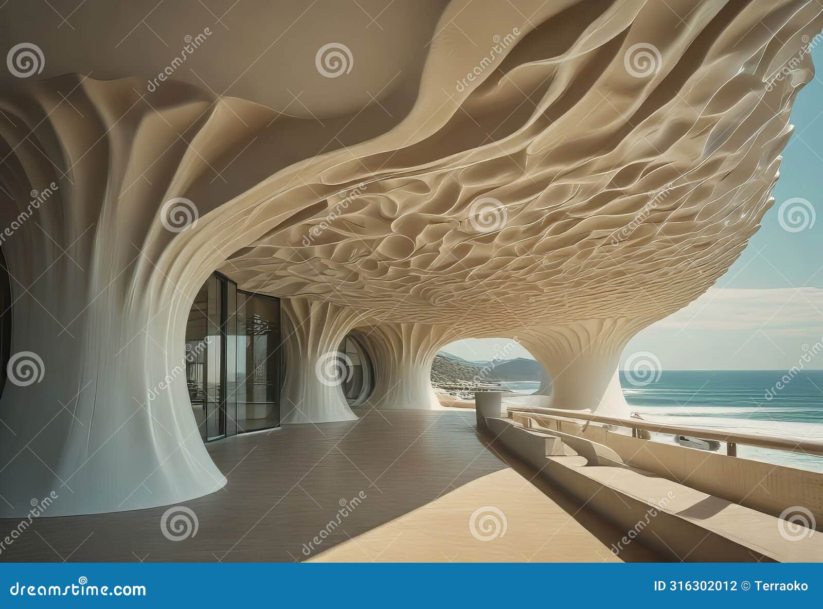 Shell And Clamshell Canopy With Brackets And Beautiful Shape, Modern ...