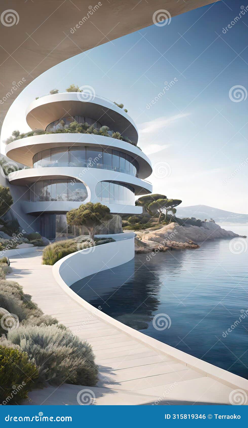 Shell and Clamshell Canopy with Brackets and Beautiful Shape, Modern ...