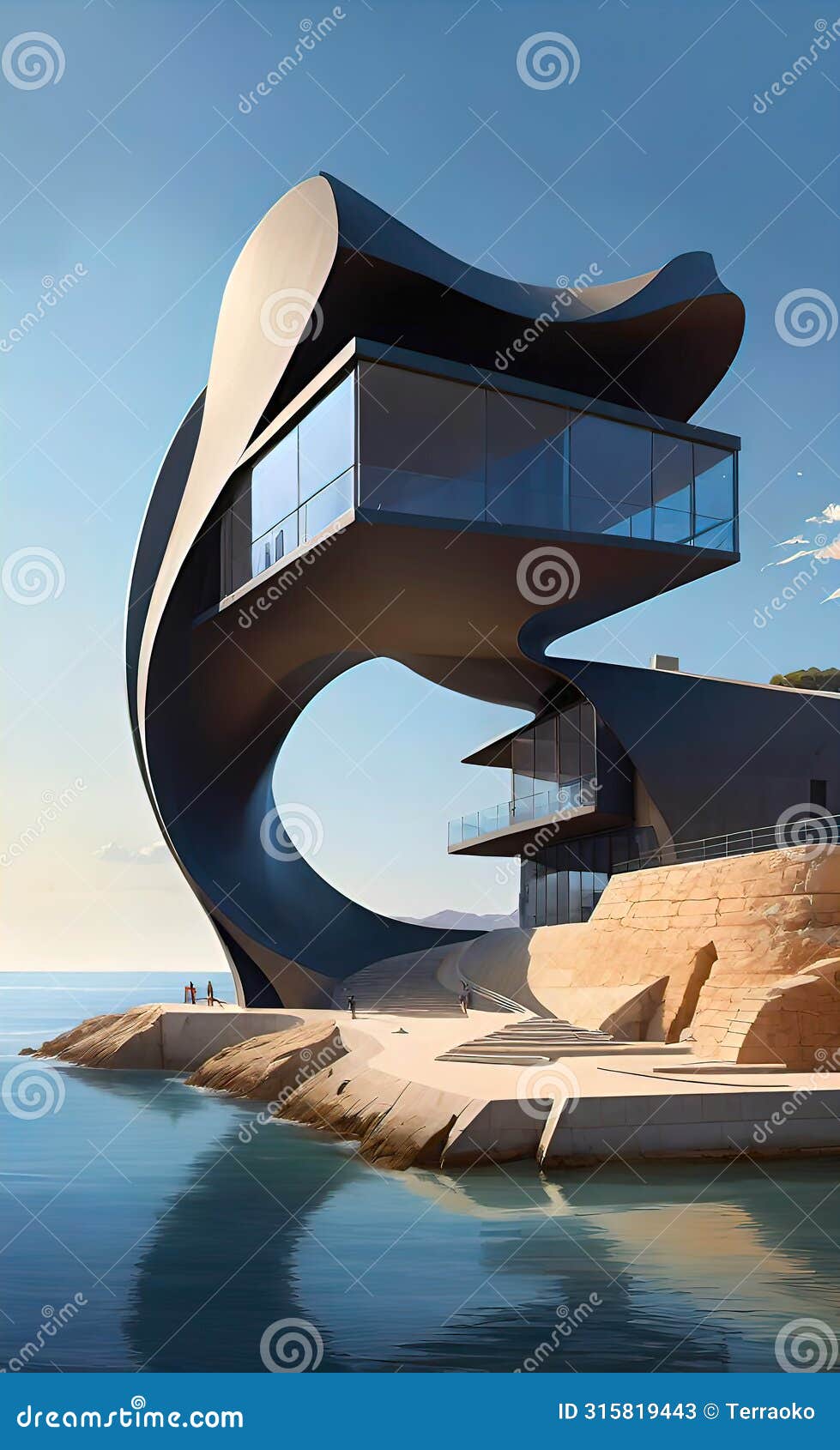 Shell and Clamshell Canopy with Brackets and Beautiful Shape, Modern ...