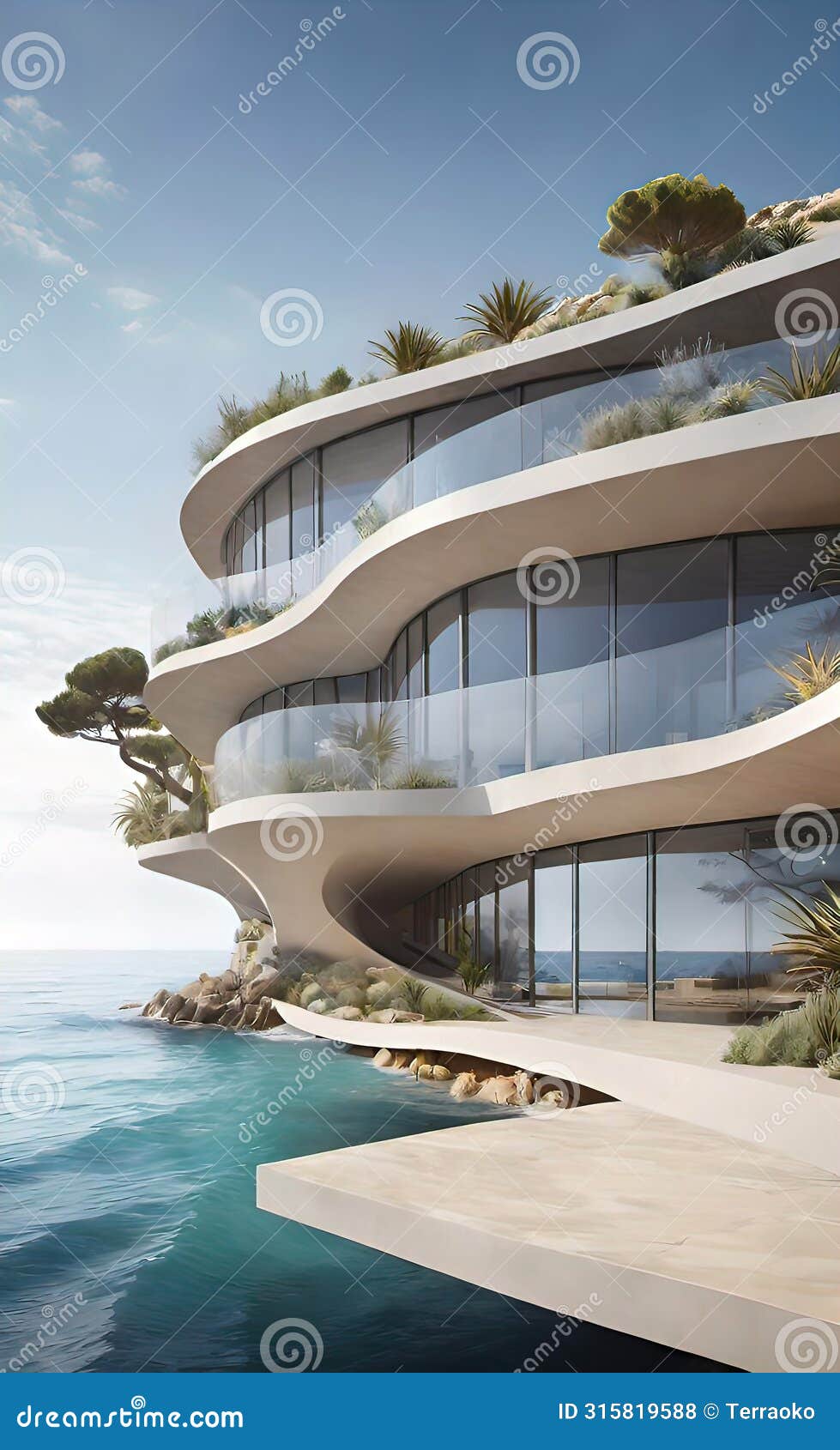 Shell and Clamshell Canopy with Brackets and Beautiful Shape, Modern ...