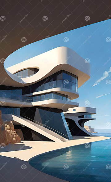 Shell and Clamshell Canopy with Brackets and Beautiful Shape, Modern ...