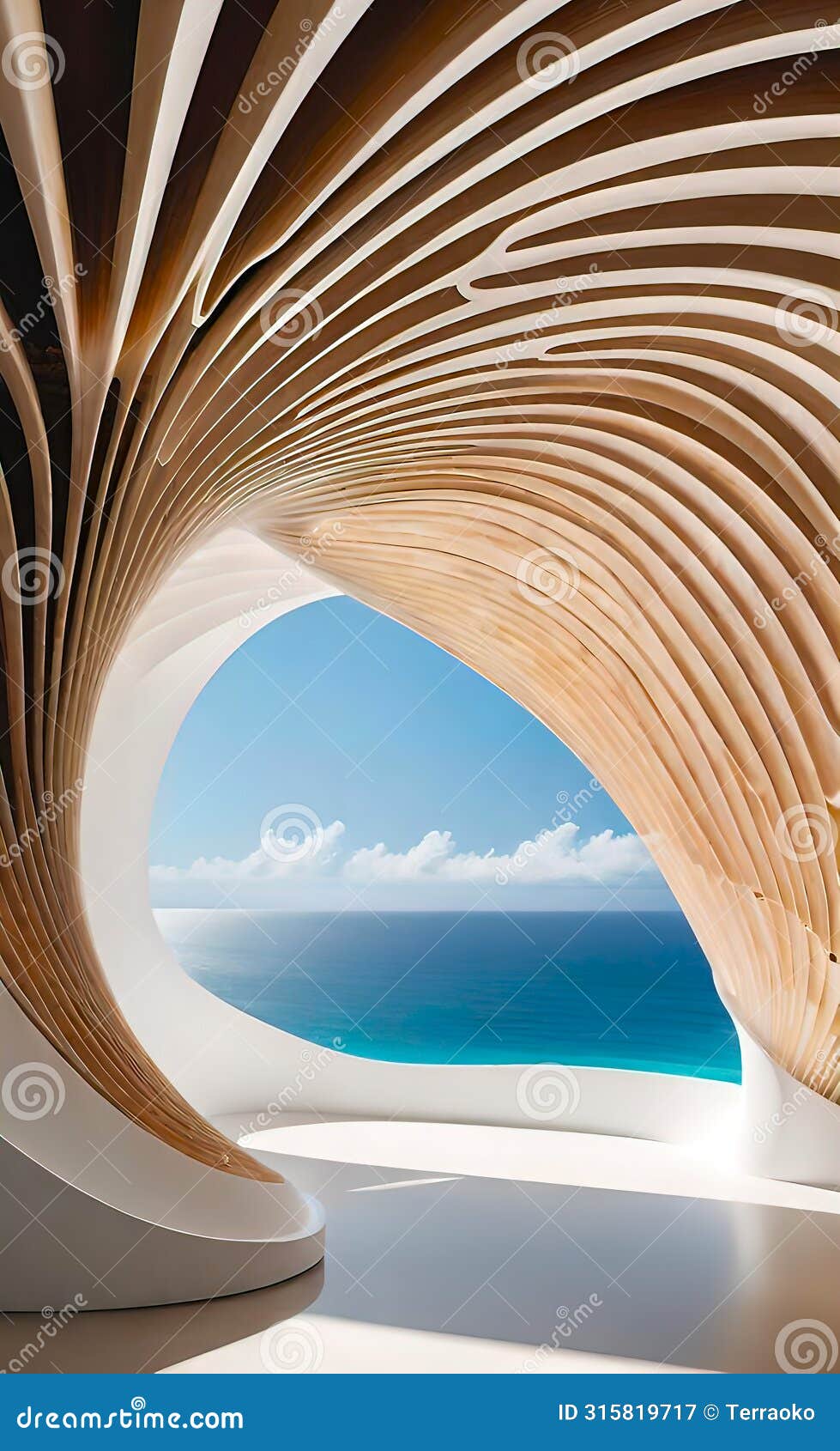 Shell and Clamshell Canopy with Brackets and Beautiful Shape, Modern ...