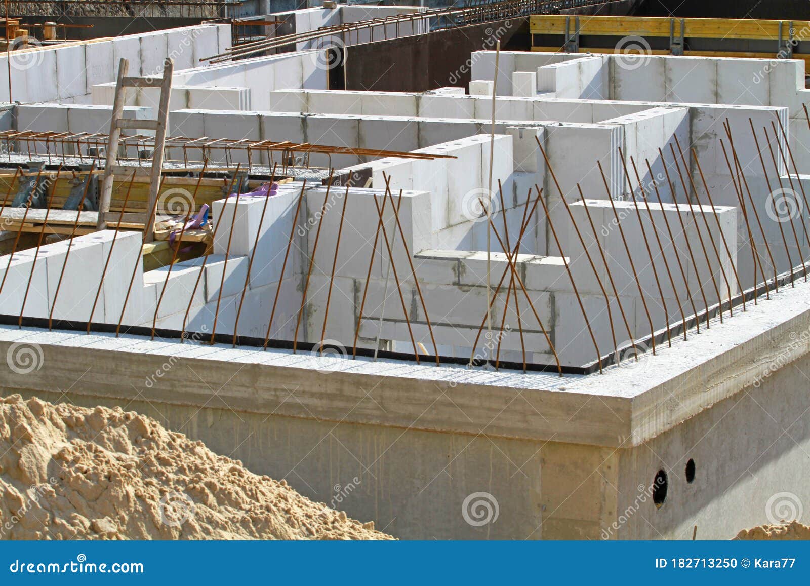 Shell_construction stock photo. Image of iron, industry - 182713250