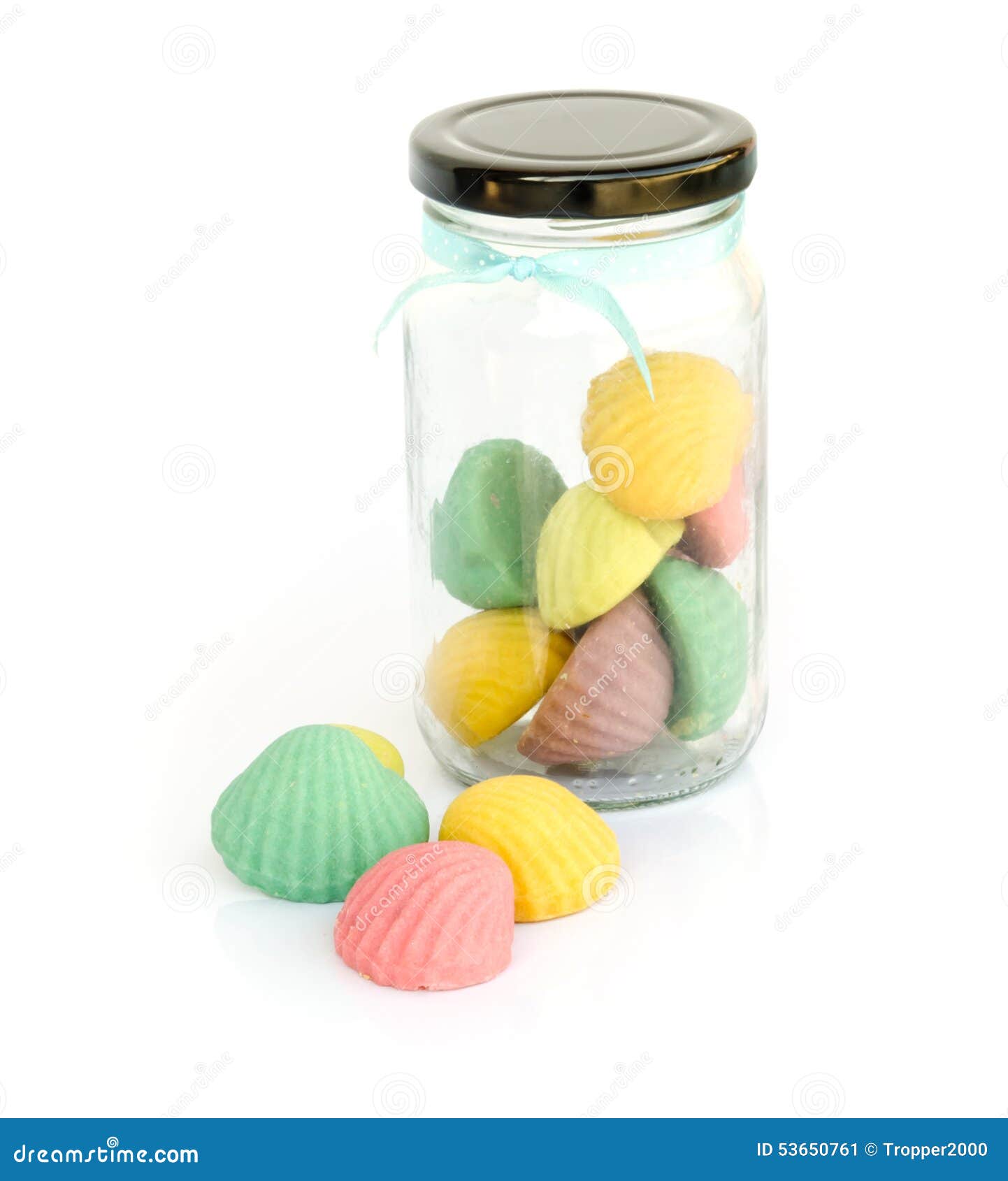 Shell cookies. stock image. Image of background, foodstuff - 53650761