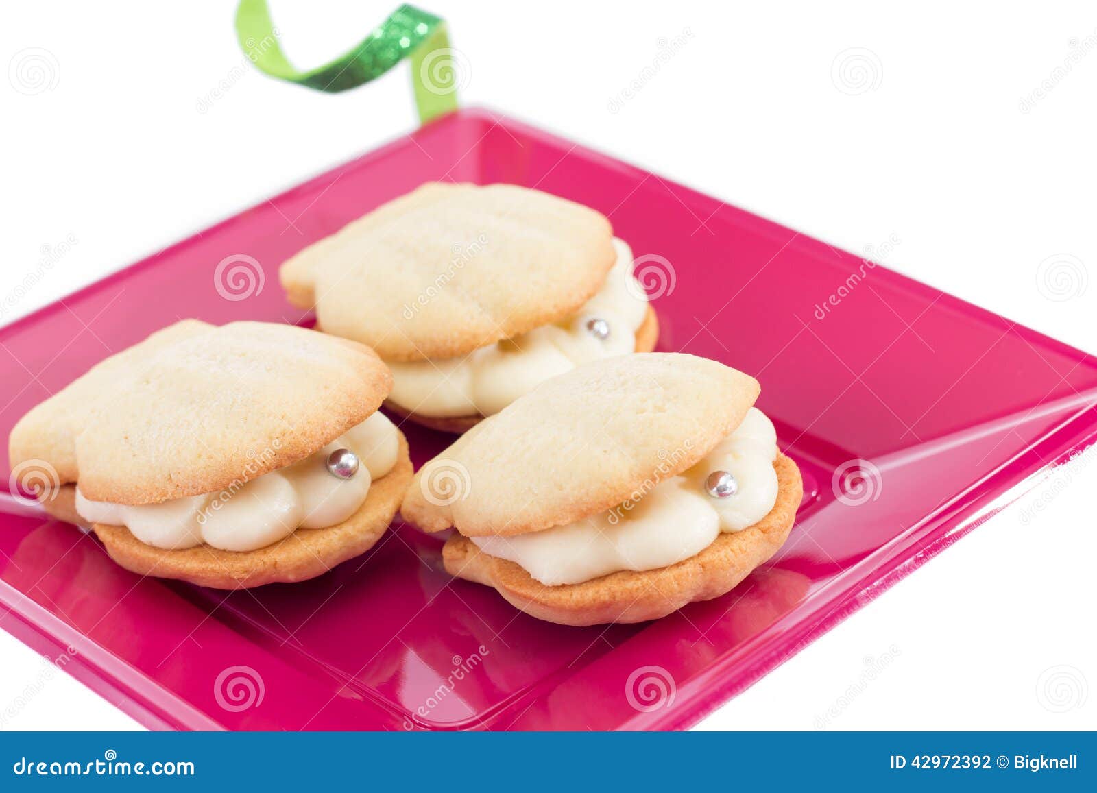 Shell Cookies stock photo. Image of biscuit, candy, choice - 42972392