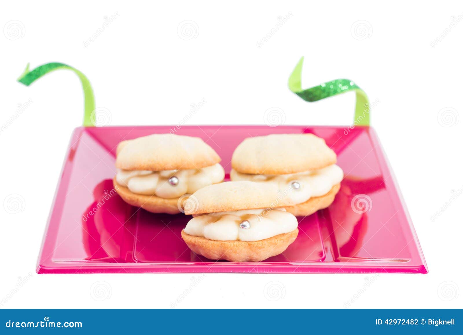 Shell Cookies stock photo. Image of buttercream, sugar - 42972482