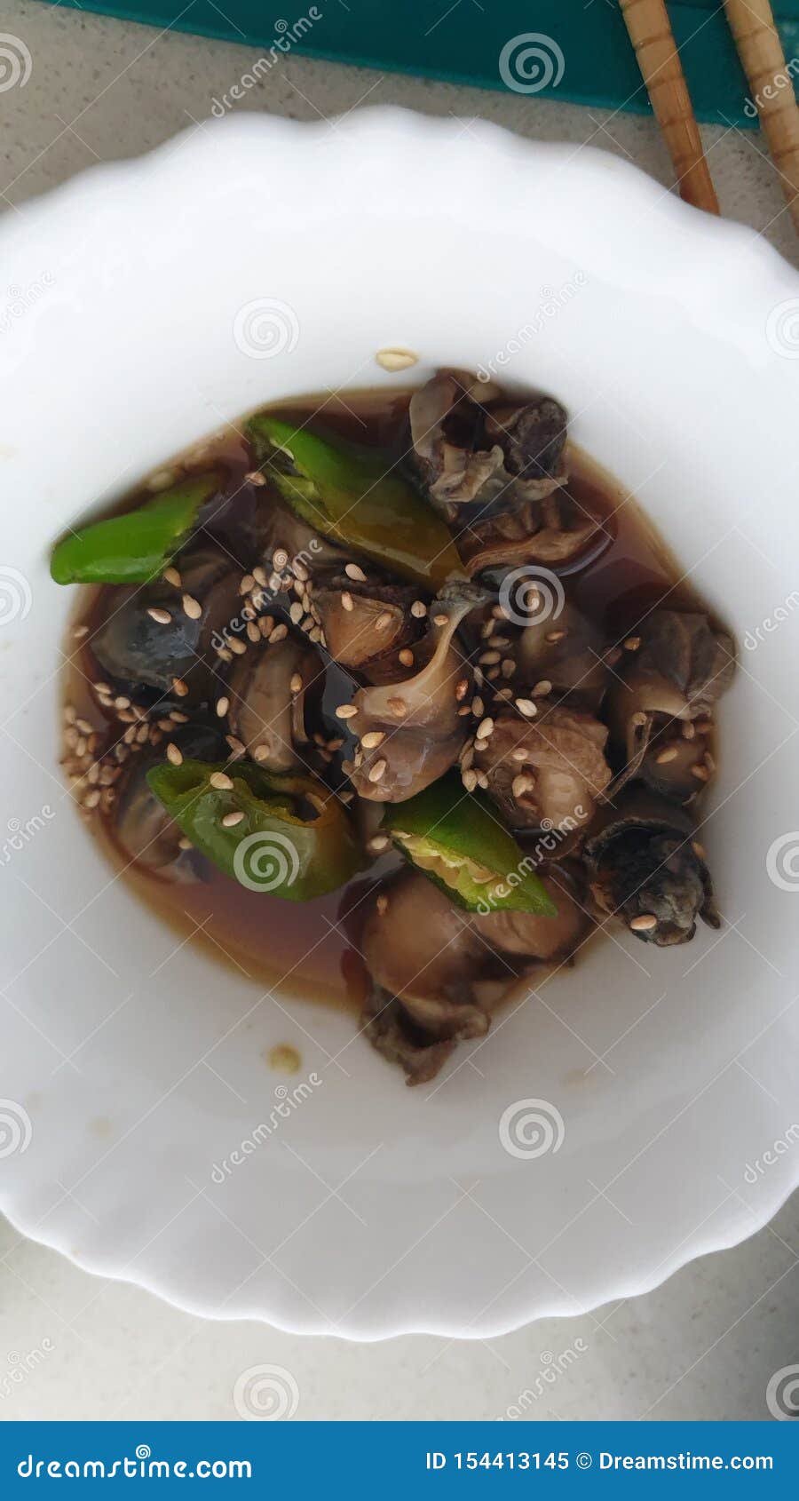 Shell stock image. Image of cooking, shells, food, korean - 154413145