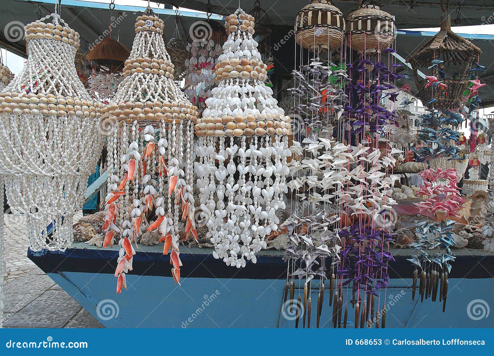 Shell Decorations stock image. Image of tourism, cascais - 668653