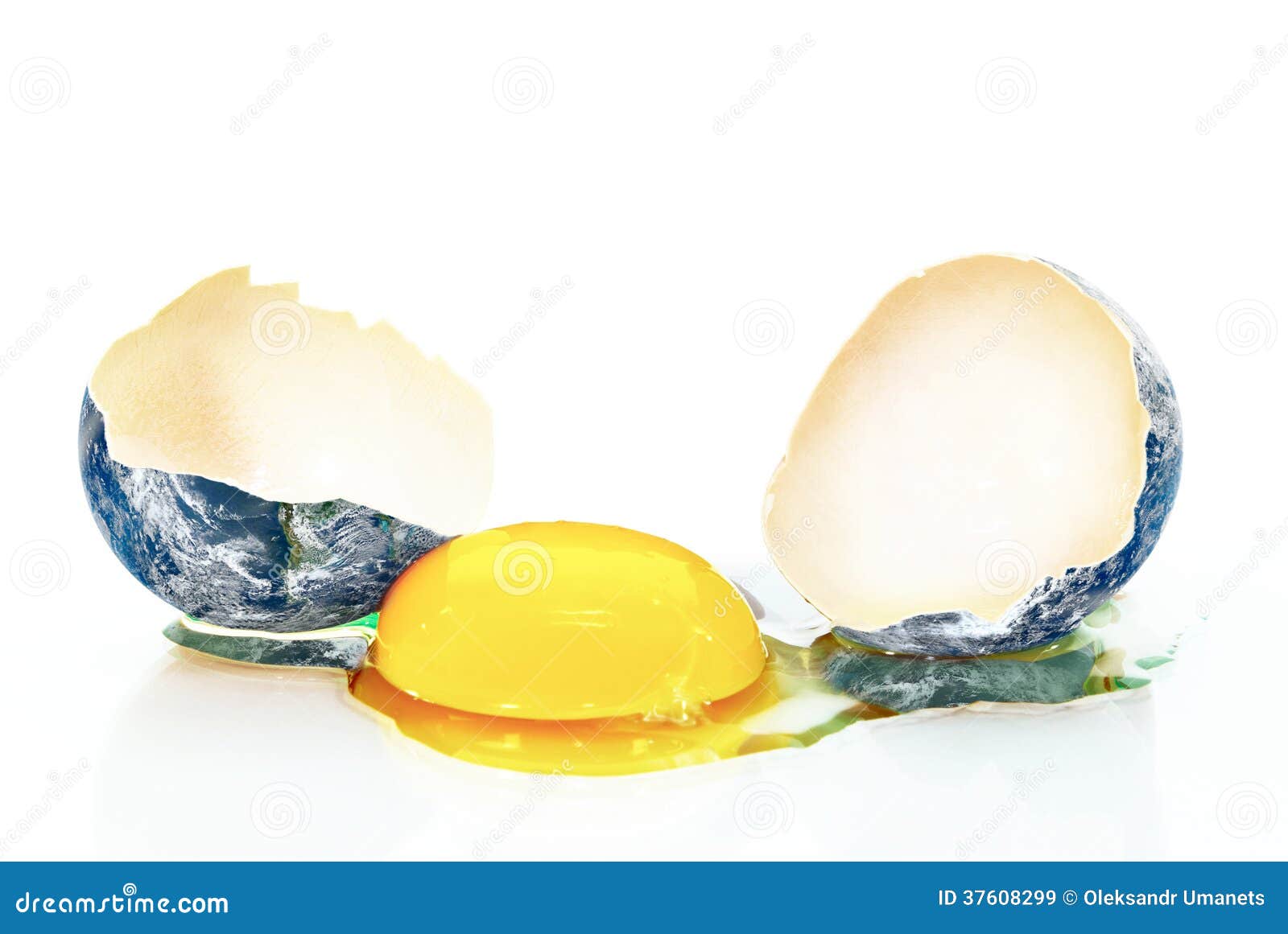 The Shell of an Egg,the Egg,egg Yolk,isolated on White Background Stock ...