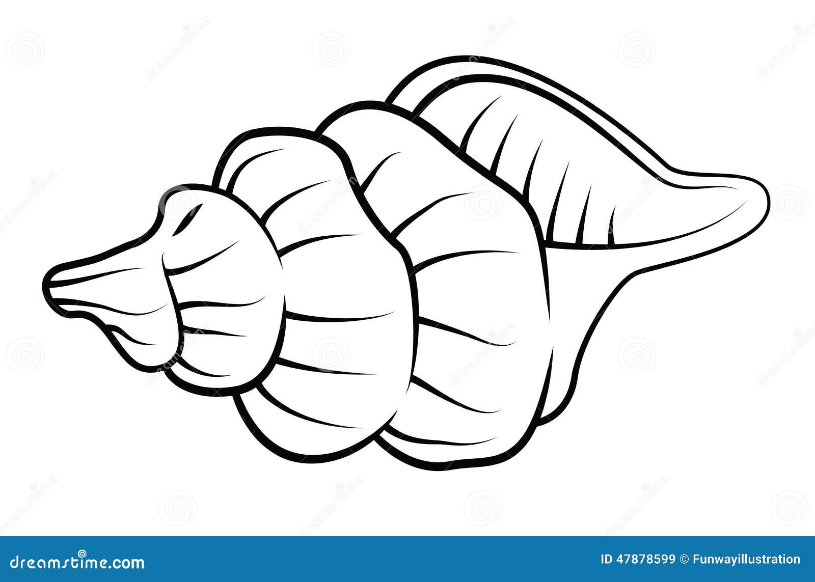 Shell Cartoon Vector | CartoonDealer.com #47878599