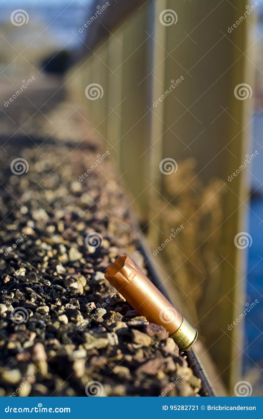 Shell Falling of the Bridge Stock Image - Image of shotgun, road: 95282721