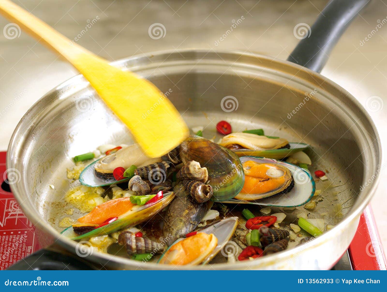 Shell fish dish stock image. Image of shell, health, delicious - 13562933