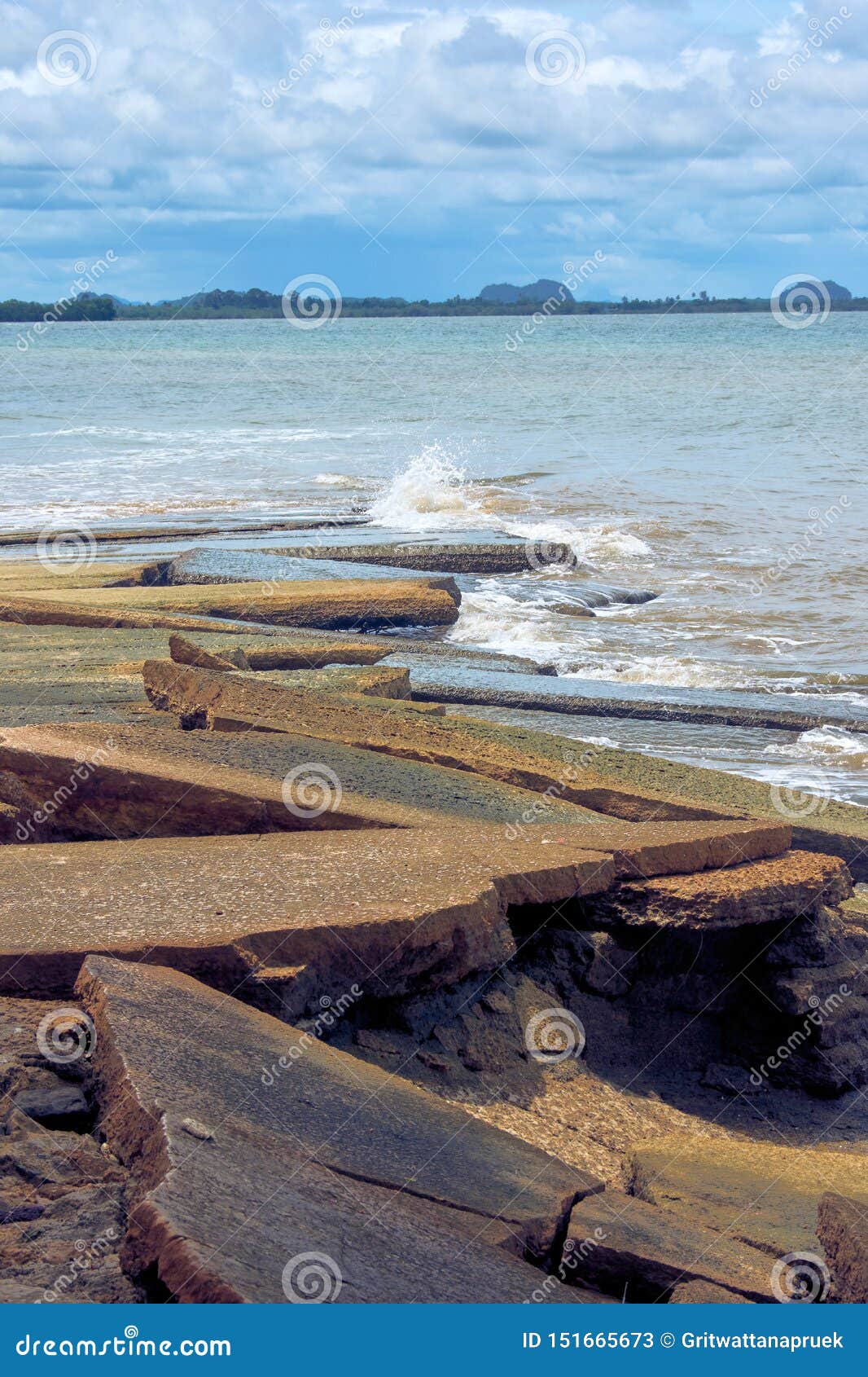 Krabi Shell Cemetery stock image. Image of beach, beauty - 151665673