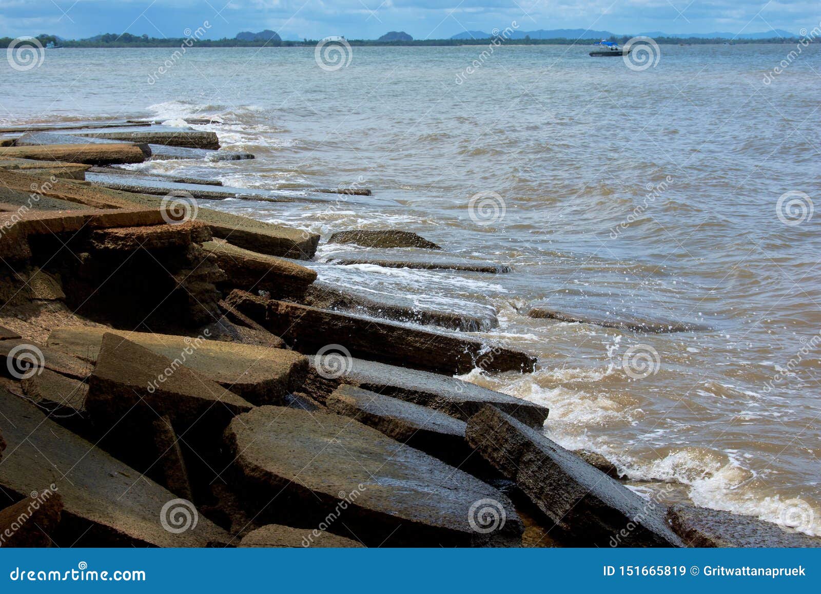 Krabi Shell Cemetery stock image. Image of fossils, science - 151665819