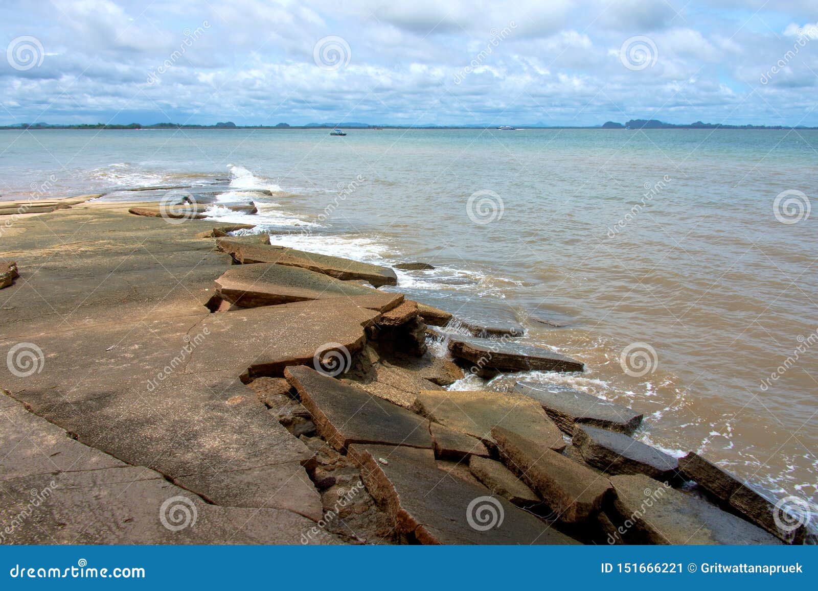 Krabi Shell Cemetery stock image. Image of natural, krabi - 151666221
