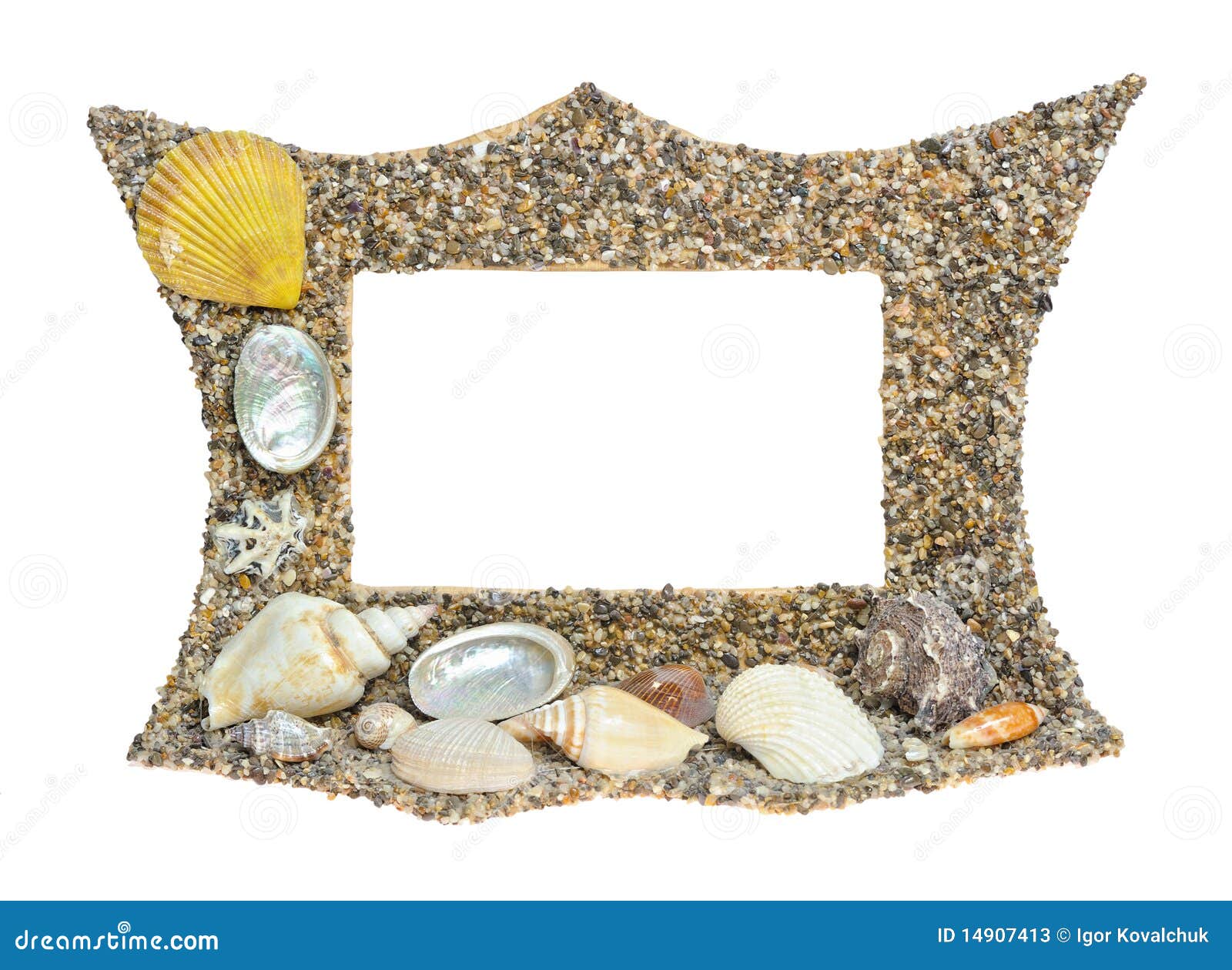 Sea Shell Frame Stock Image | CartoonDealer.com #13238935