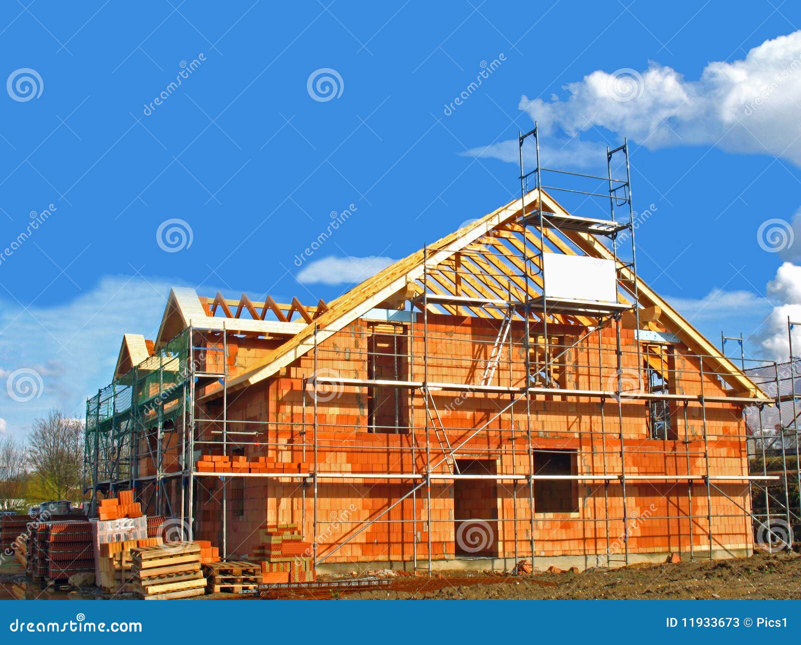 Shell of a house stock image. Image of family, property - 11933673