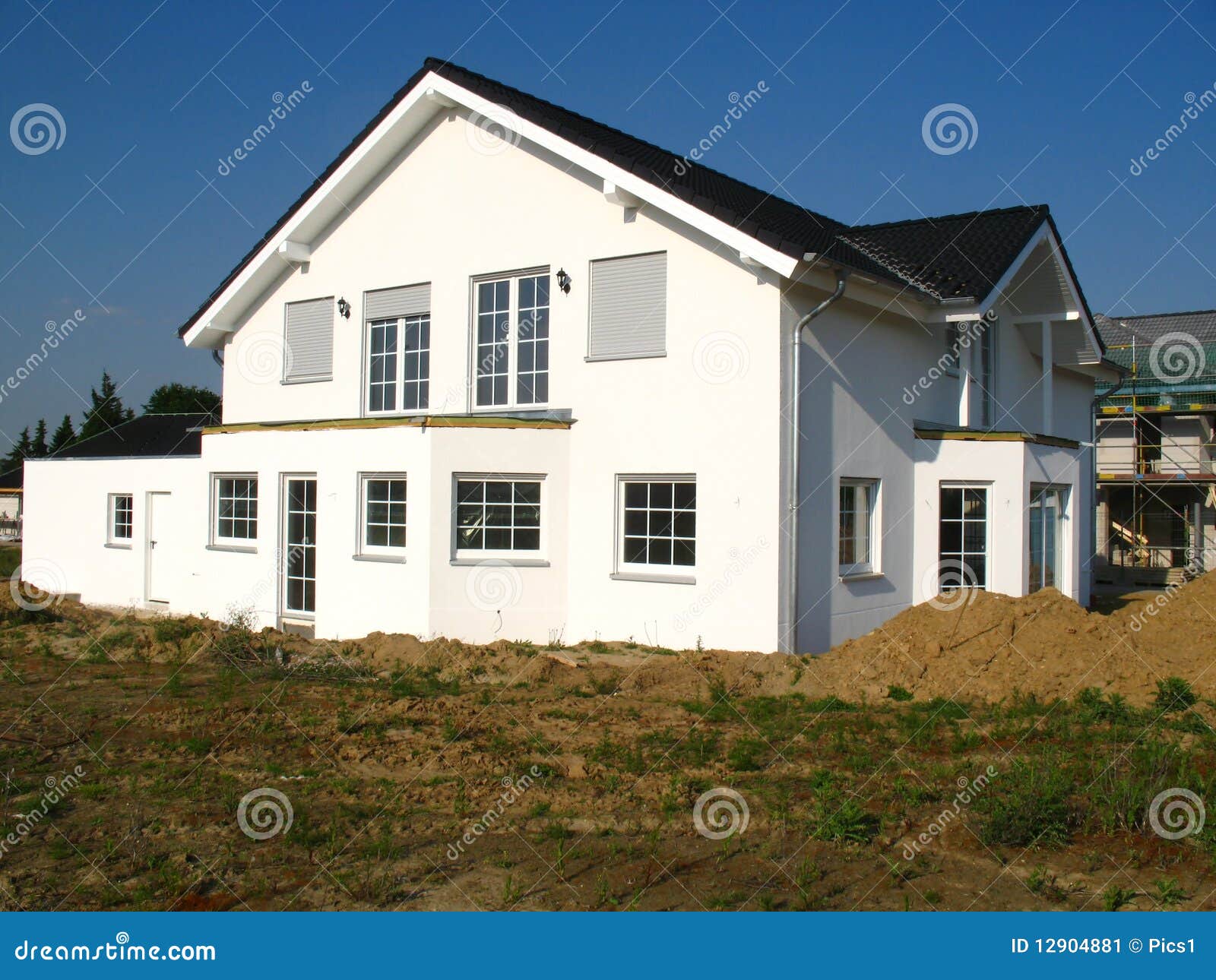 Shell of a house stock image. Image of trade, shell, real - 12904881