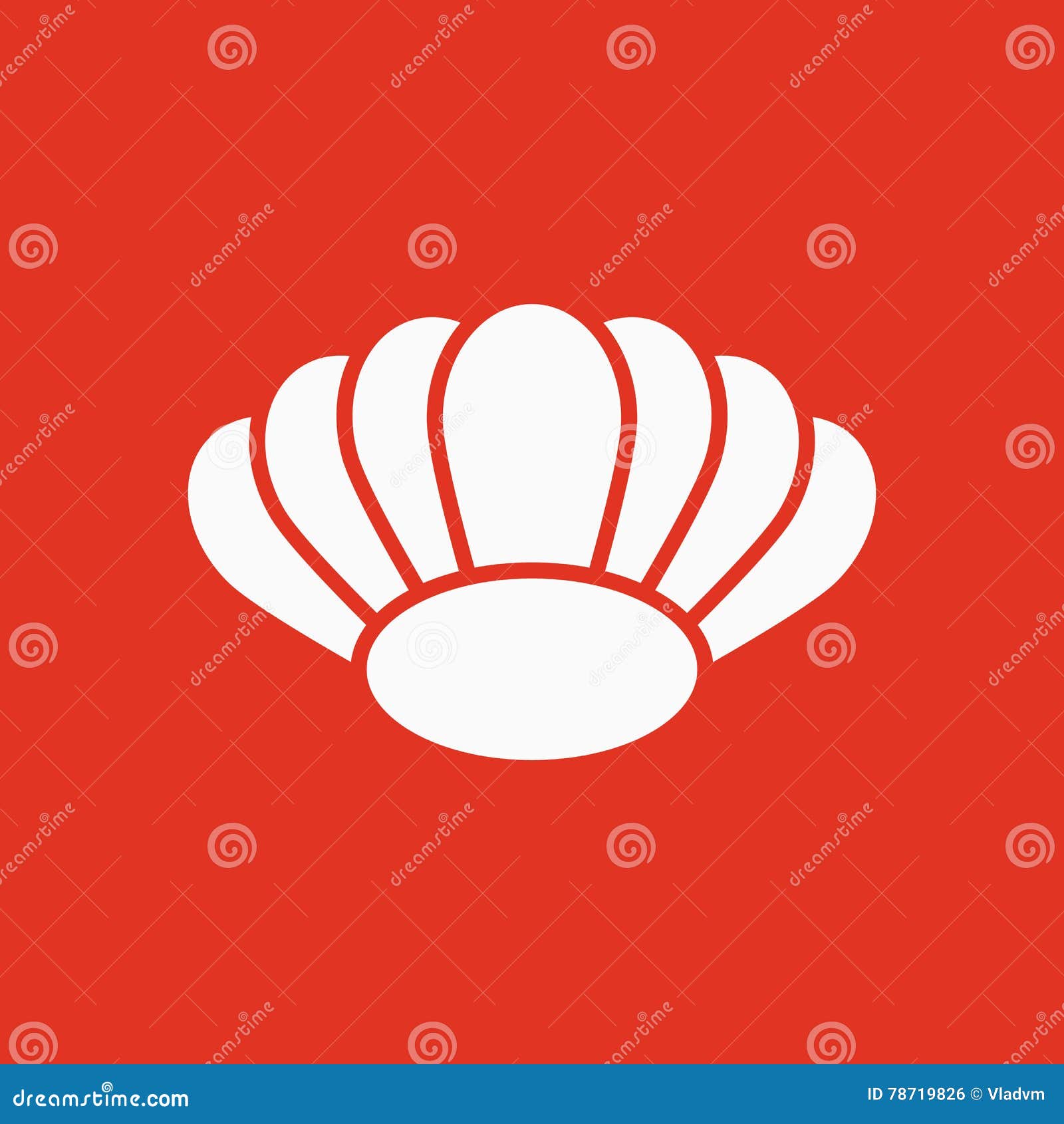 The Shell Icon. Ocean Symbol Stock Vector - Illustration of mollusk ...