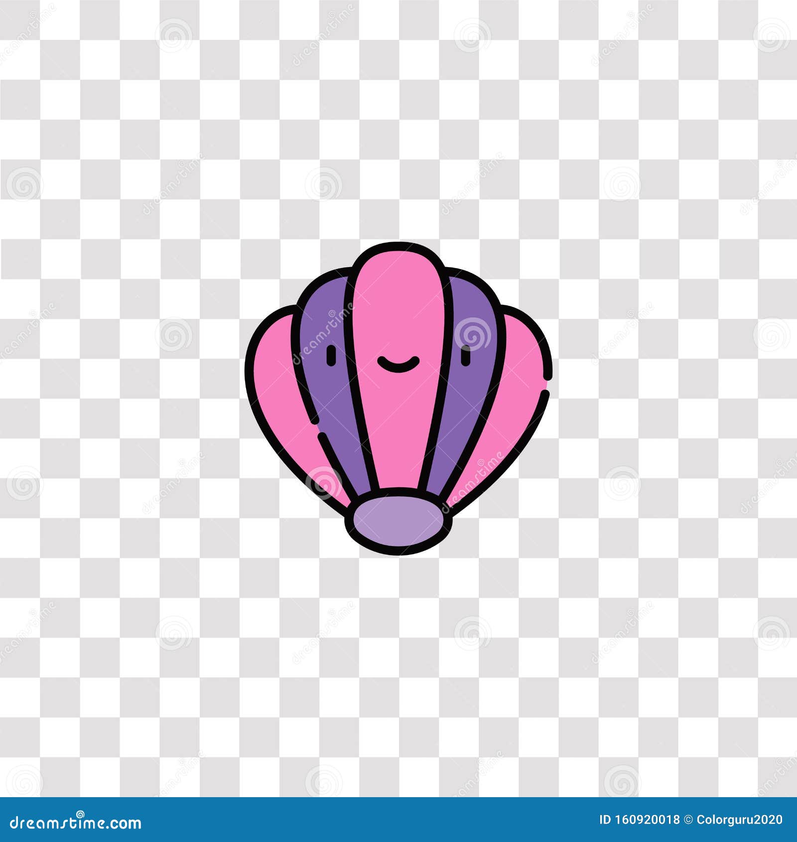 Shell Icon Sign and Symbol. Shell Color Icon for Website Design and ...