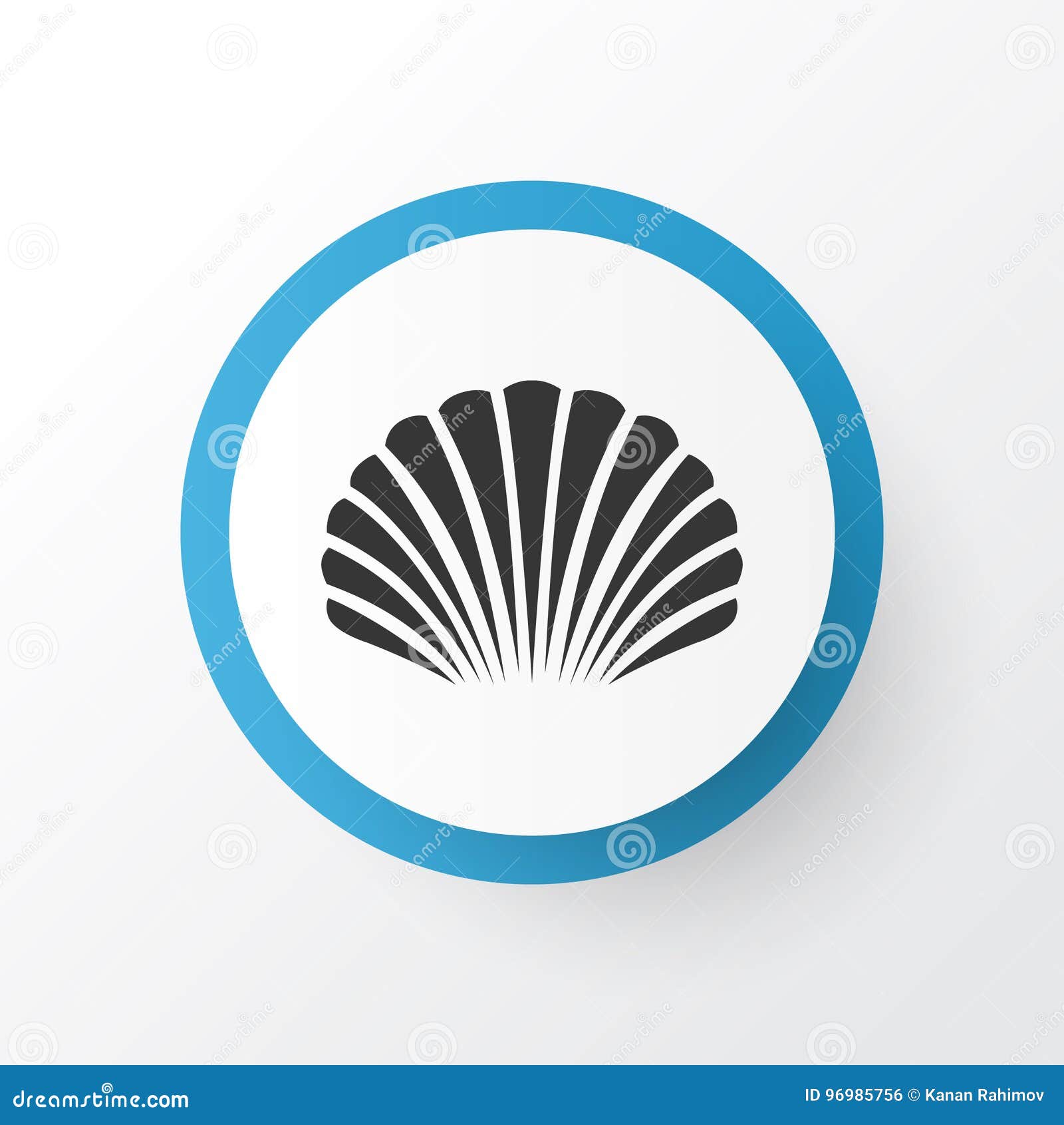 Shell Icon Symbol. Premium Quality Isolated Conch Element in Trendy ...