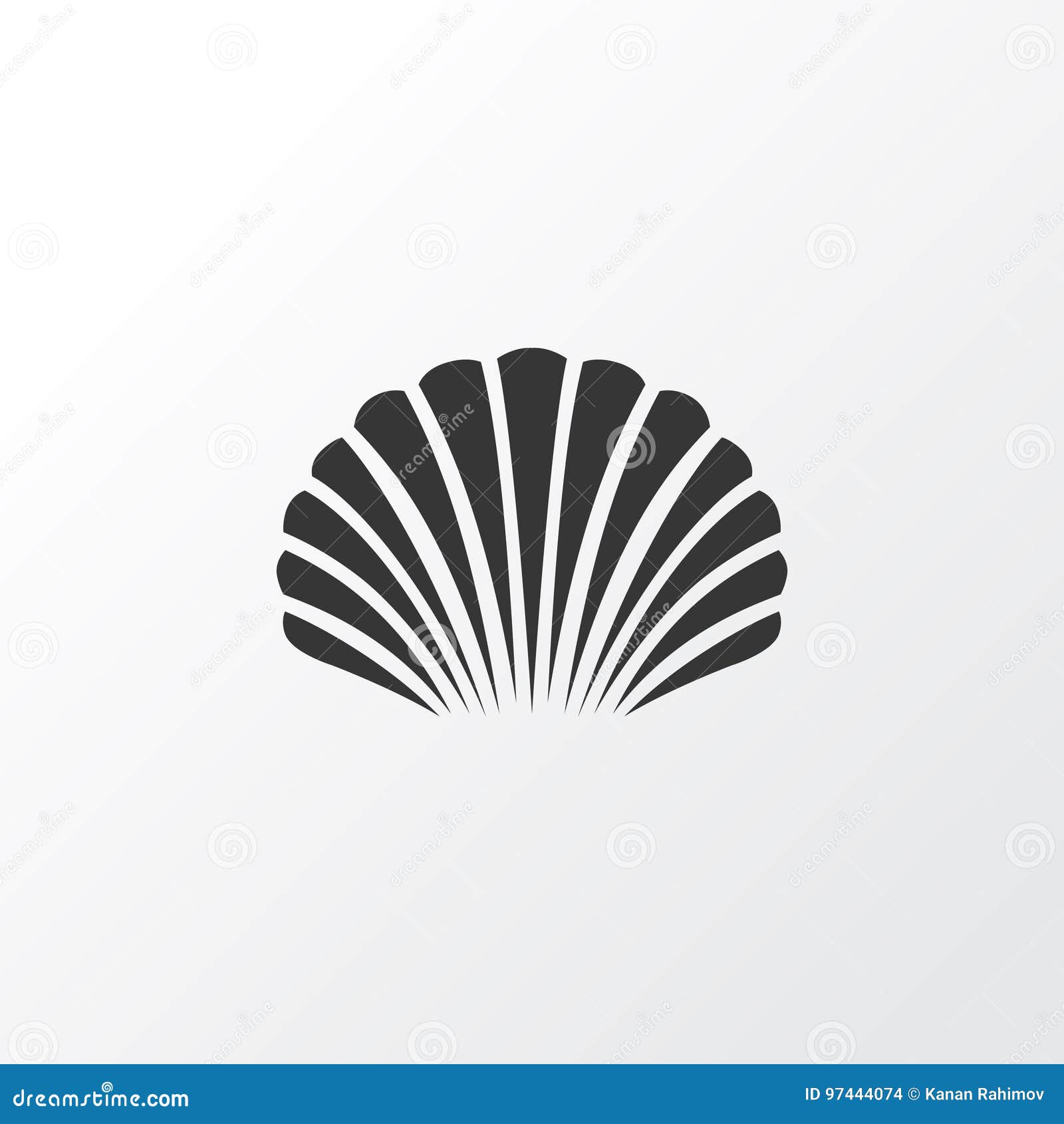 Shell Icon Symbol. Premium Quality Isolated Conch Element in Trendy ...