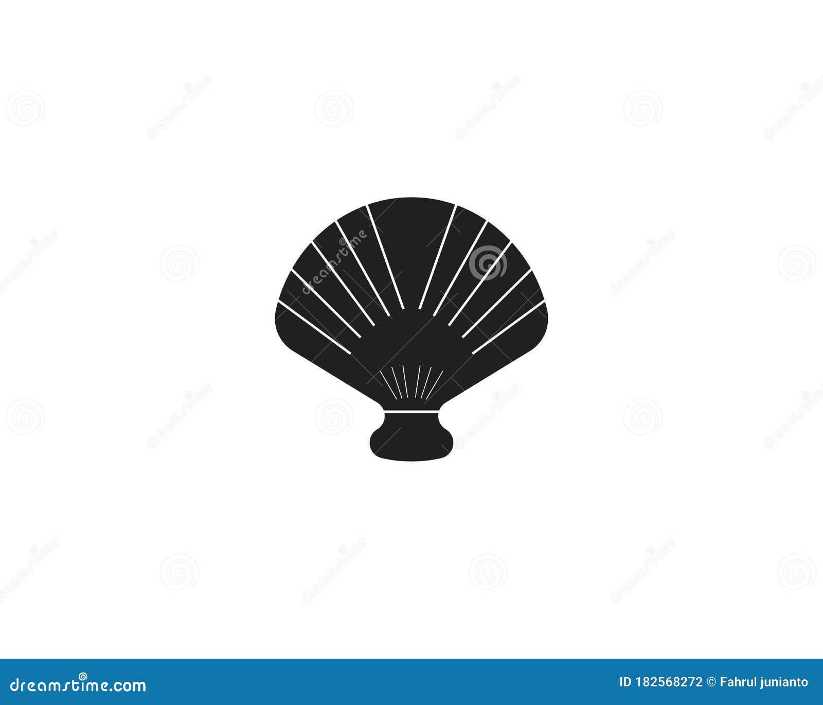 Shell Icon and Symbol Vector Template Stock Vector - Illustration of ...