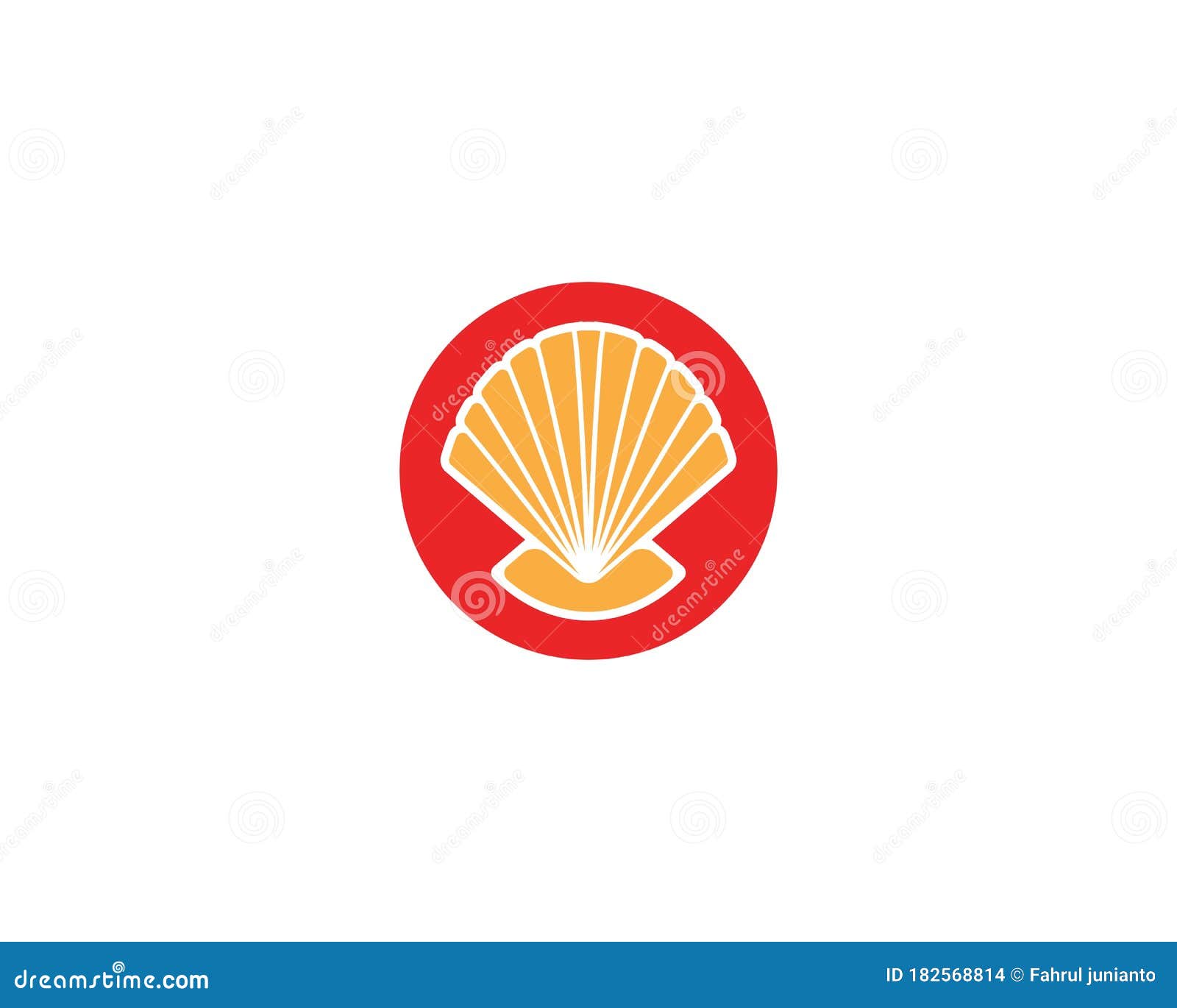 Shell Icon and Symbol Vector Template Stock Vector - Illustration of ...
