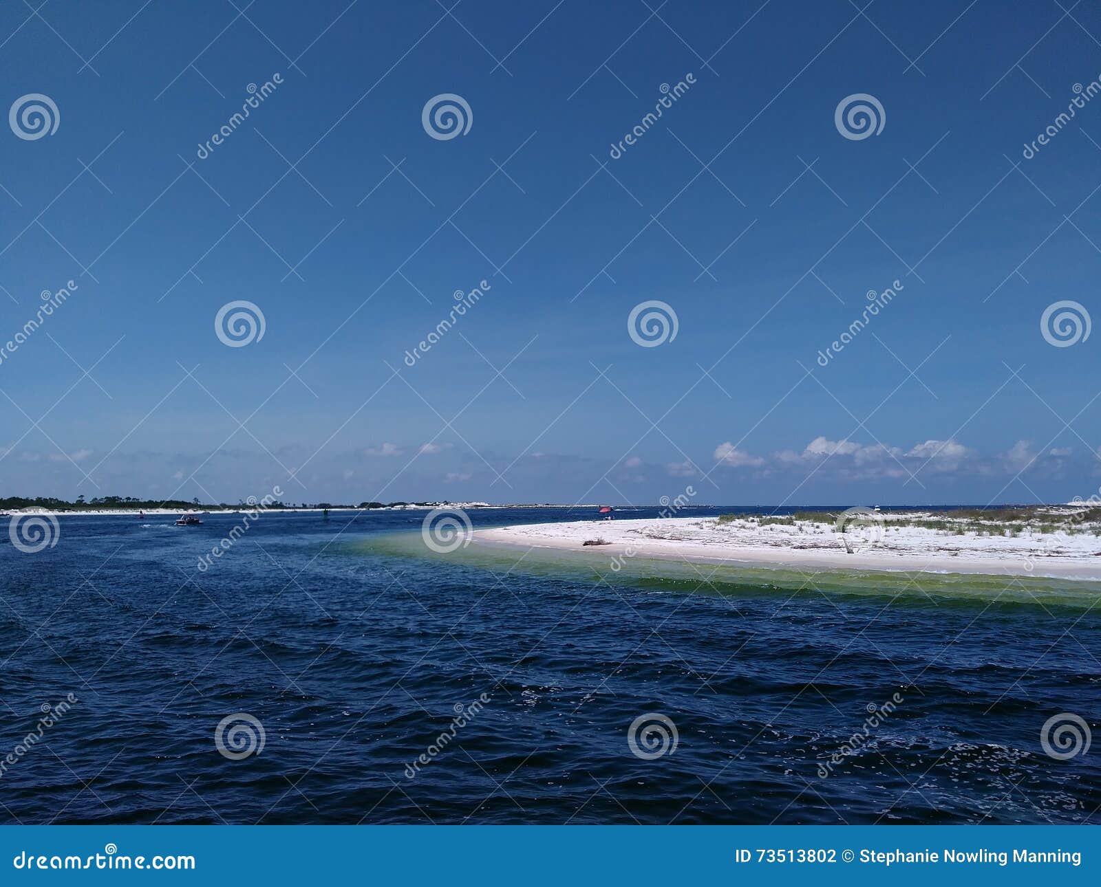 Shell Island in Panama City Beach Stock Photo - Image of beautiful ...
