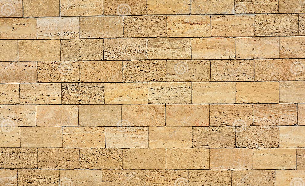 Shell Limestone Blocks Wall. Shell Limestone Wall Texture Background ...