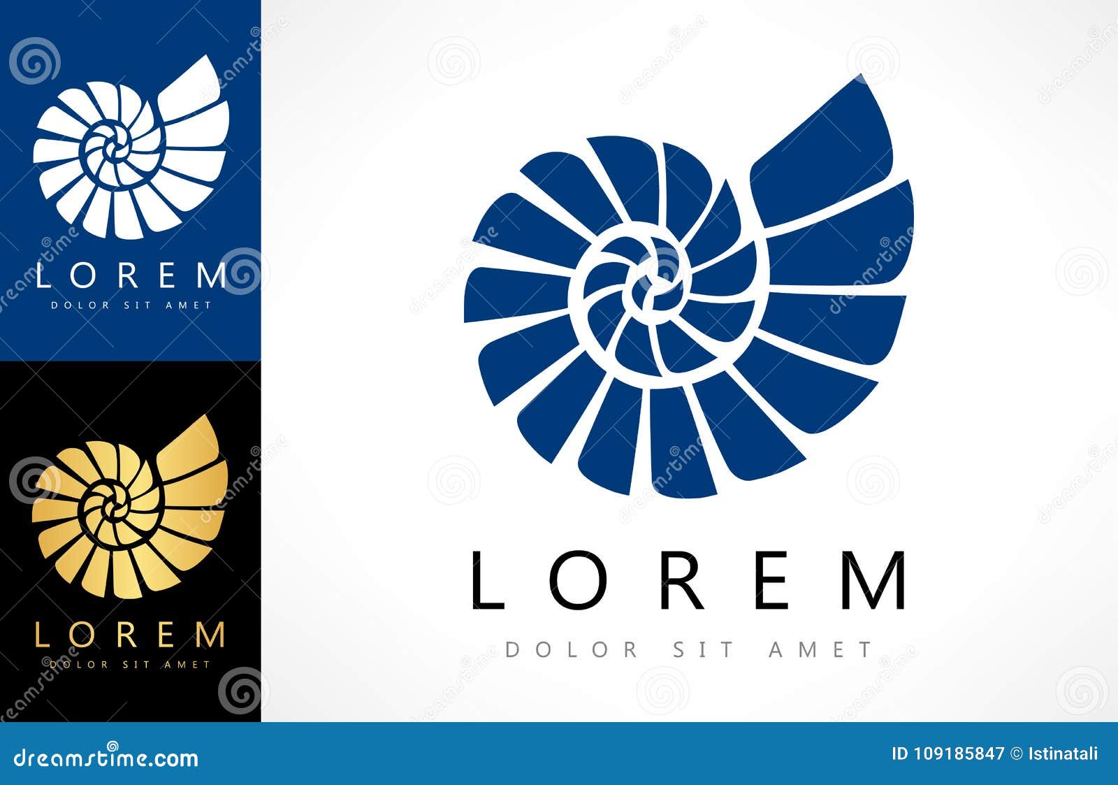 Shell Logo. Mollusk vector stock vector. Illustration of nature - 109185847