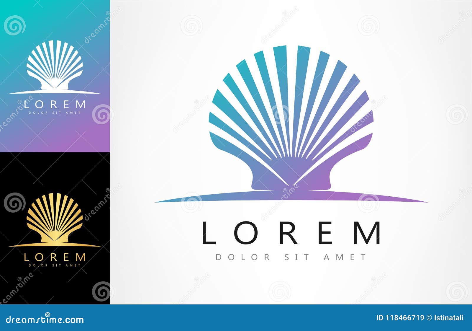 Shell Logo. Mollusk vector stock vector. Illustration of snail - 118466719