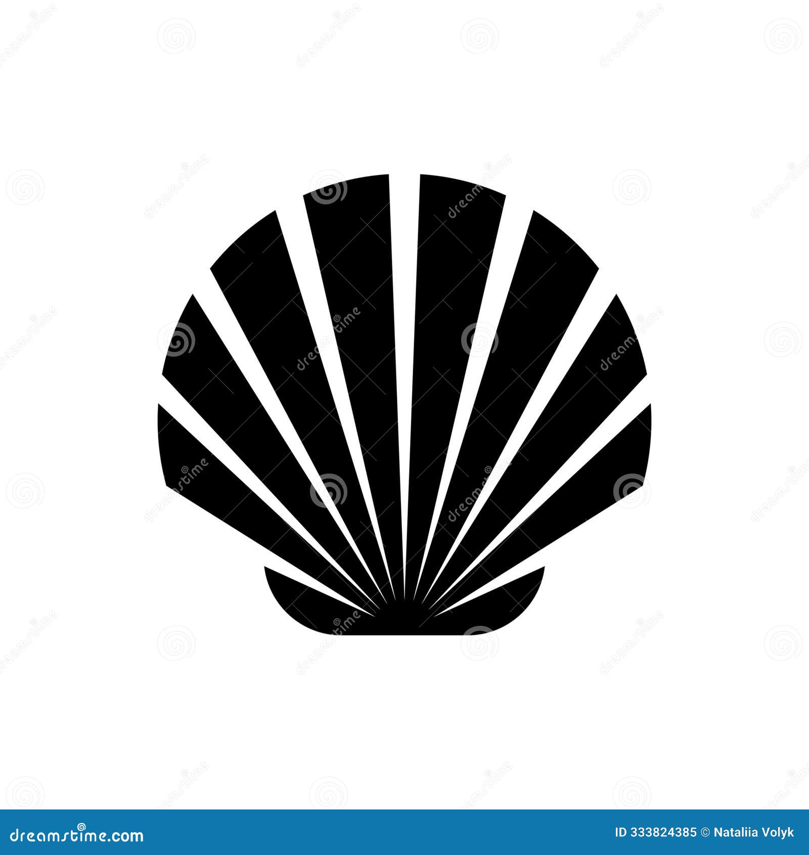 Shell logo stock vector. Illustration of marine, shellfish - 333824385