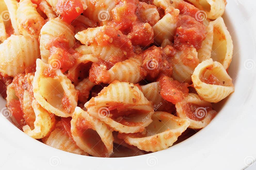 Shell macaroni stock photo. Image of close, refreshment - 4469918