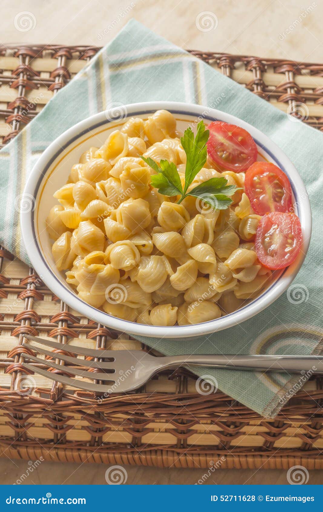 Shell Macaroni and Cheese stock photo. Image of cheese - 52711628