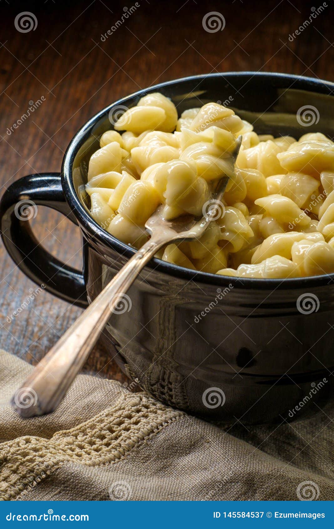 Shell Macaroni and Cheese stock image. Image of moody - 145584537
