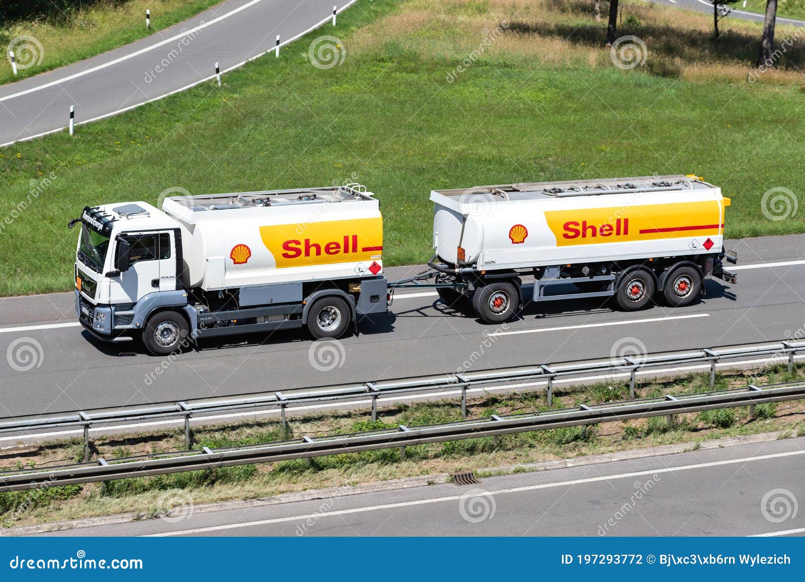 Shell MAN TGS editorial photography. Image of business - 197293772