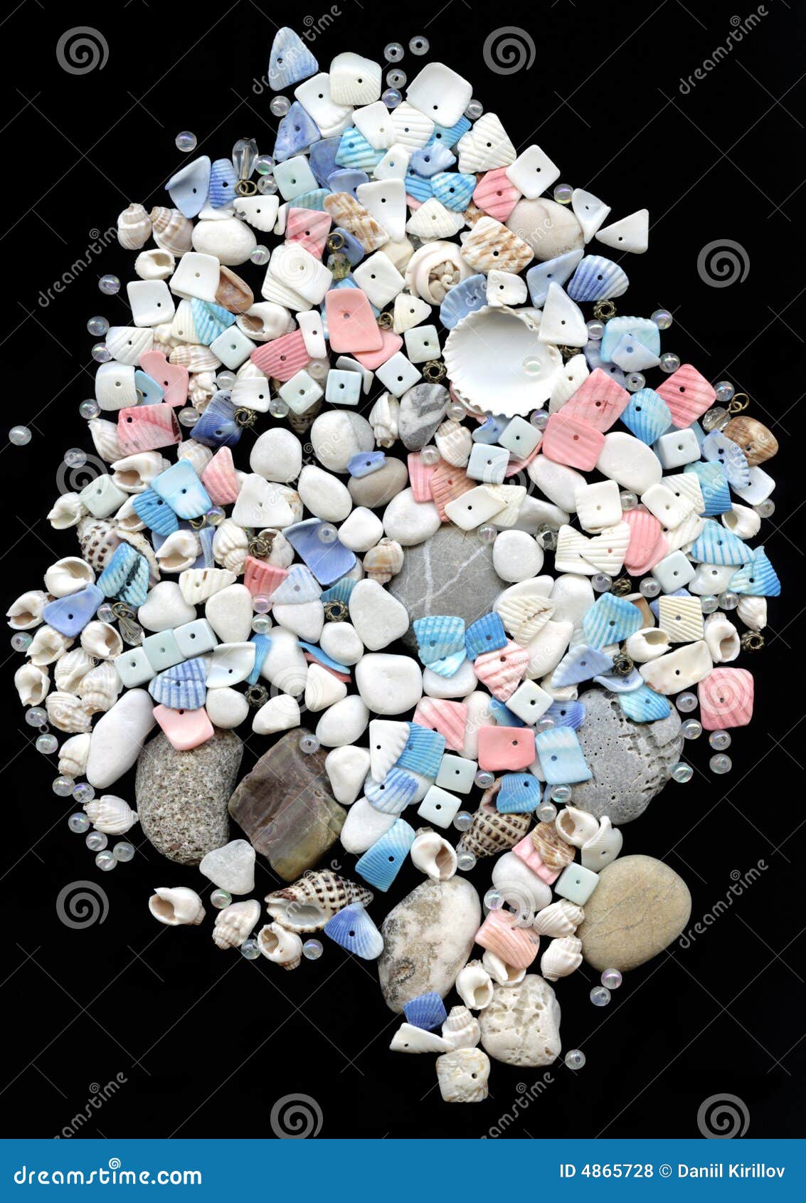 Shell mosaic stock photo. Image of shape, collage, artwork - 4865728